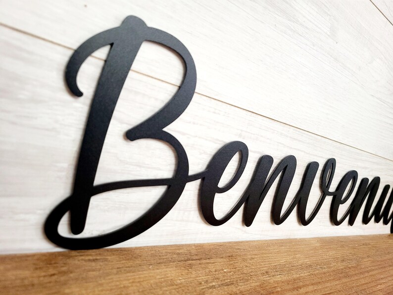Benvenuti Sign | Italian Welcome Sign |metal Benvenuti Sign | Front ...