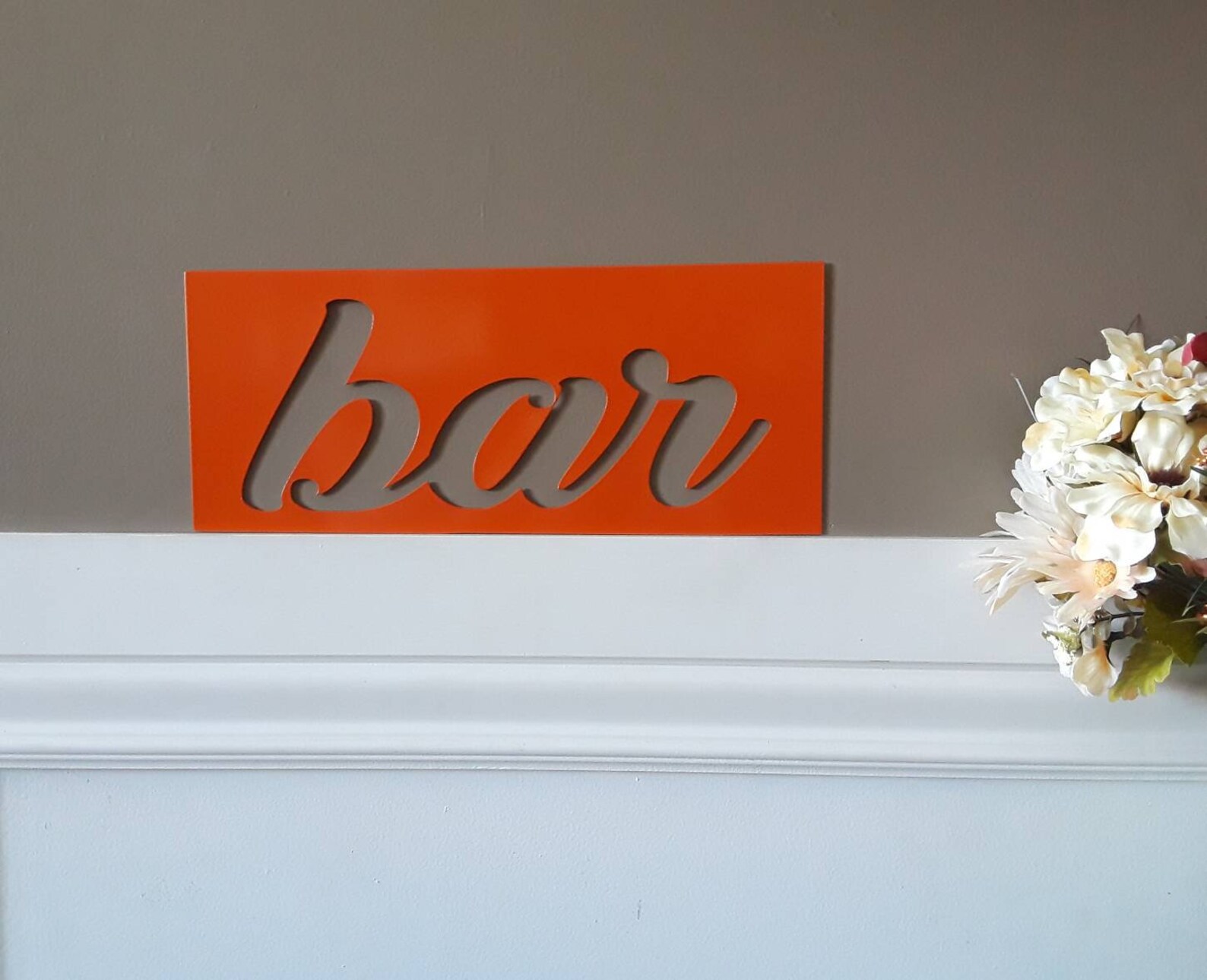 Bar Sign Cursive Bar Sign Metal Cursive Bar Sign Bar - Etsy