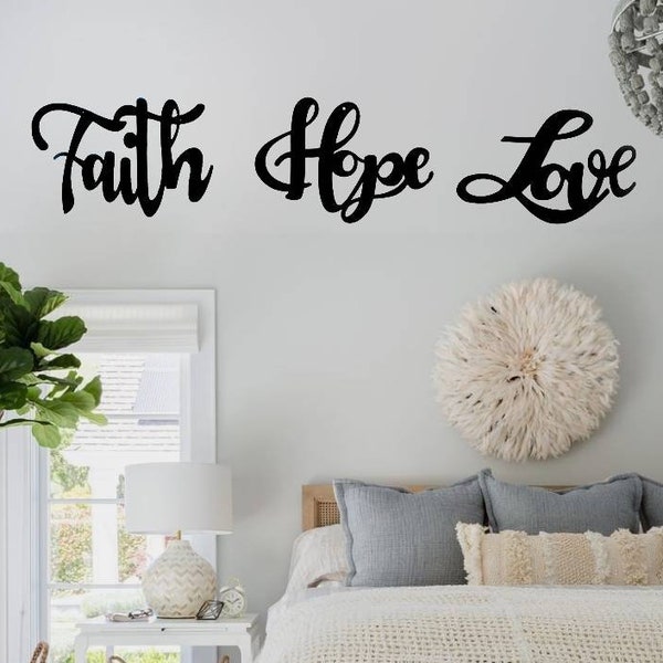 Faith Hope and Love - Etsy