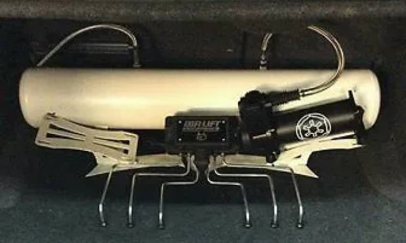 Air Ride Suspension TRUNK TRAY Valve Mount Tank Mount & Viair ...