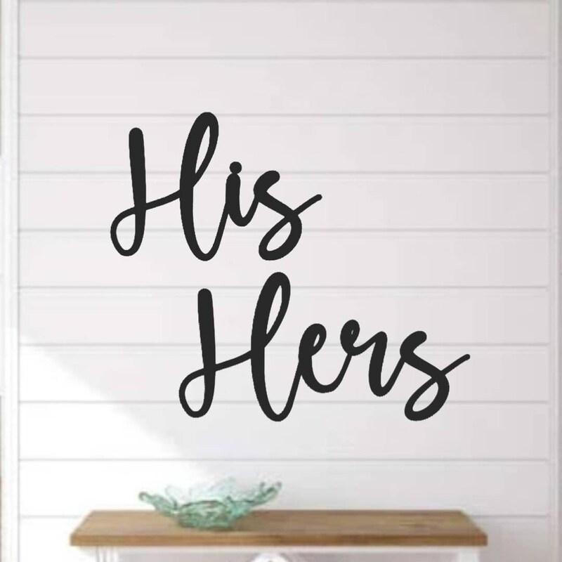 His and Her Signs - Etsy