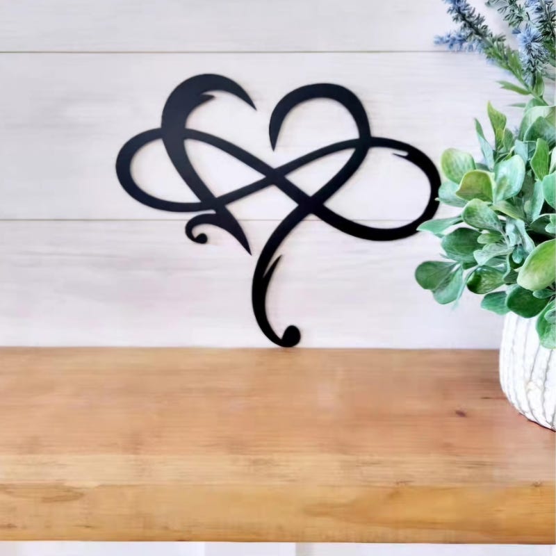 Infinity Heart Wall Decor - Etsy