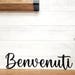 Benvenuti Sign | Italian Welcome Sign |metal Benvenuti Sign | Front ...