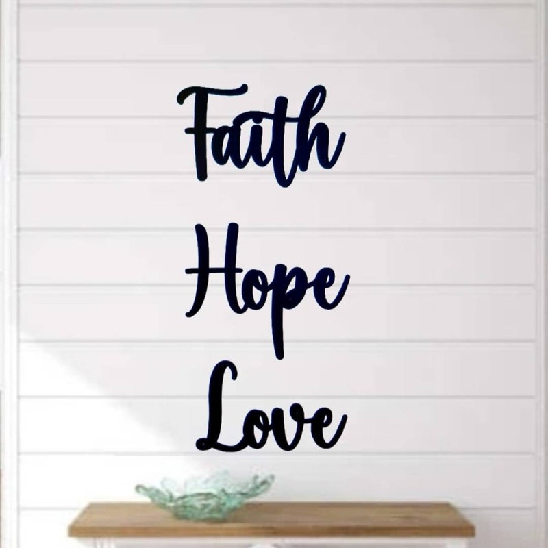 Faith Sign - Etsy