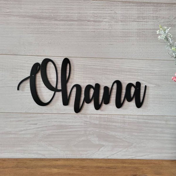 Ohana Wood Sign - Etsy