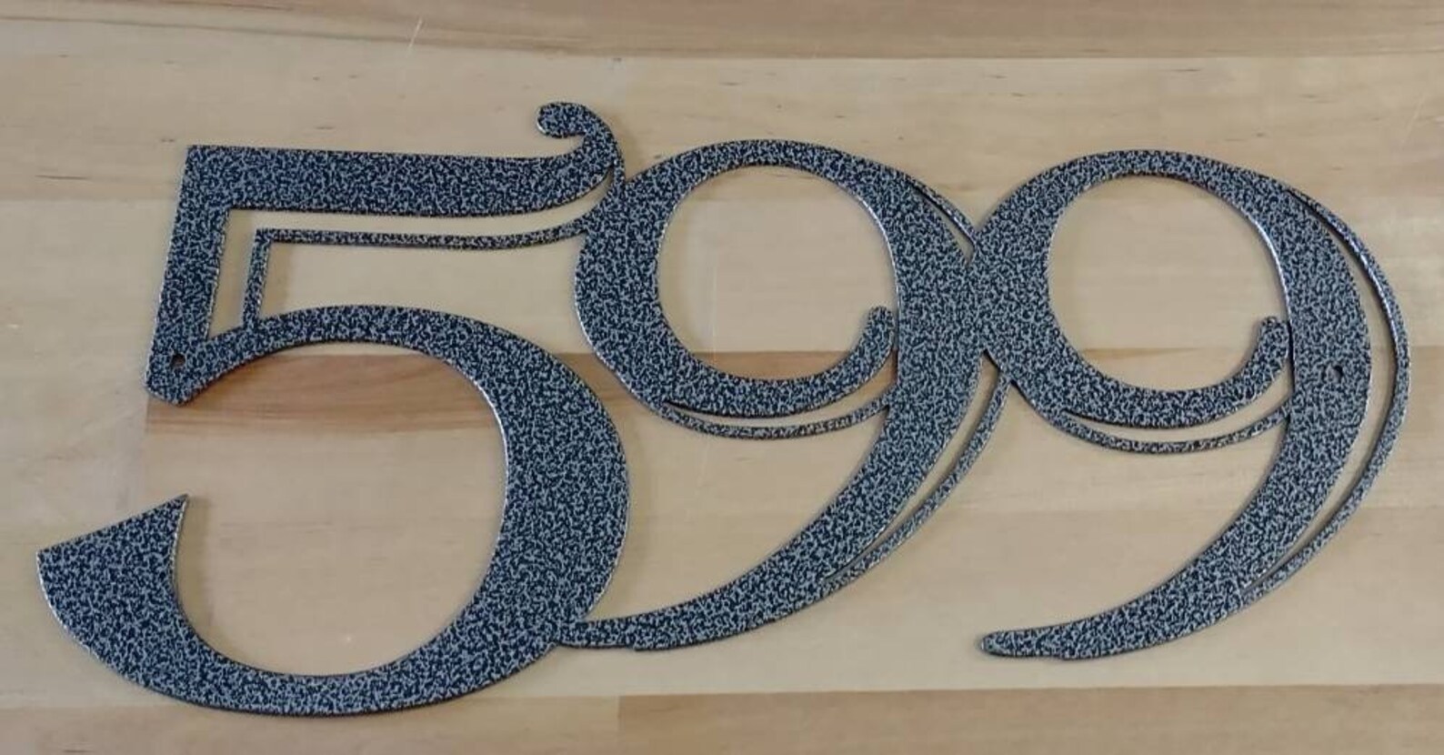 Modern House Numbers Sign Metal House Number Custom Metal - Etsy