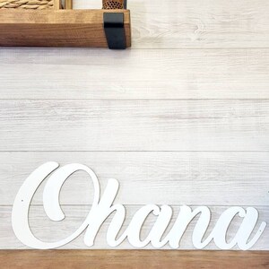 Ohana Metal Sign World Traveler Home Decor Cursive Metal Word Sign ...