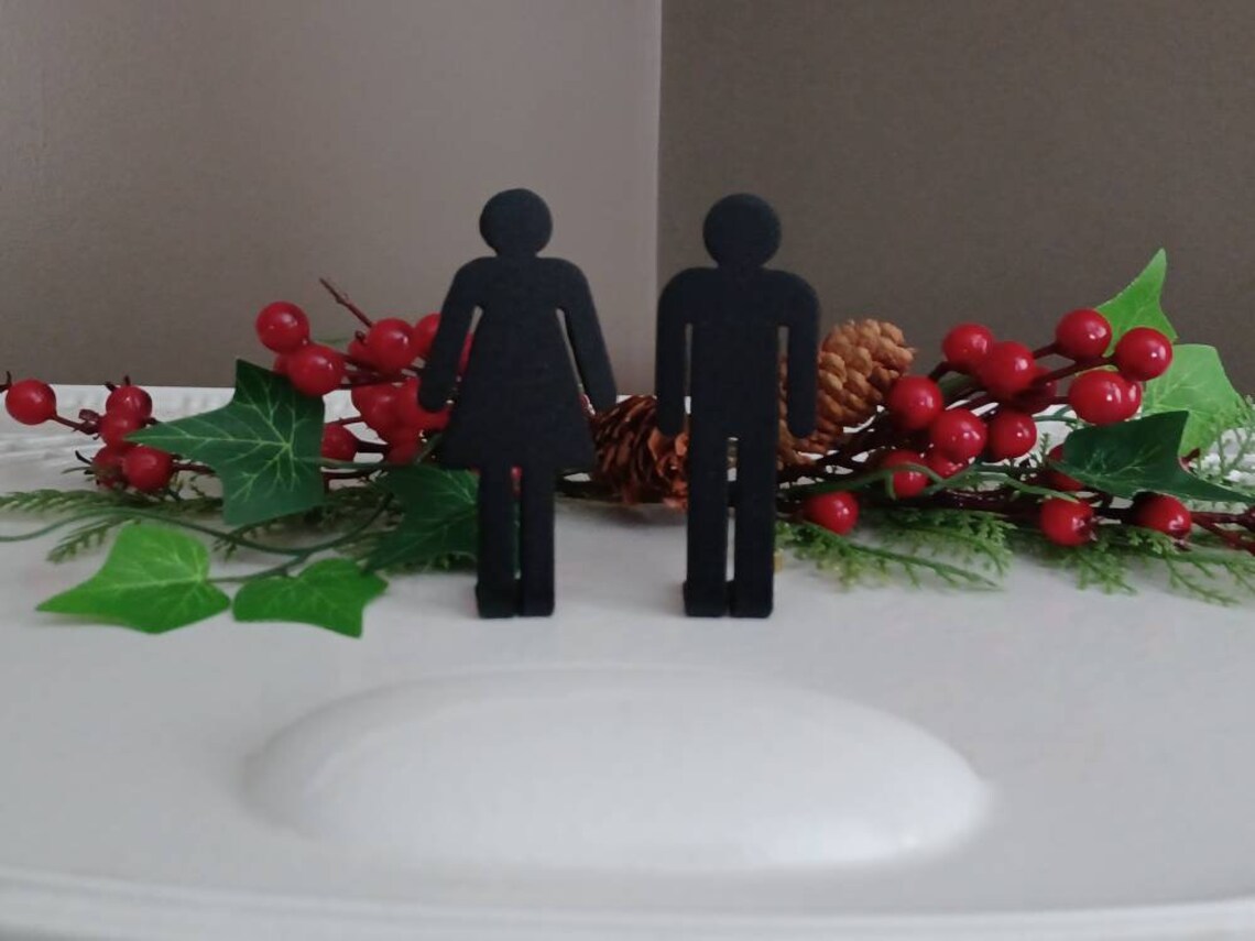 Mini Bathroom People Mini Bathroom Figures Metal Bathroom - Etsy