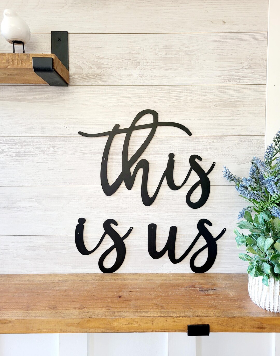 This is Us Metal Sign | 3 Separate Words | This is Us Words | This is ...