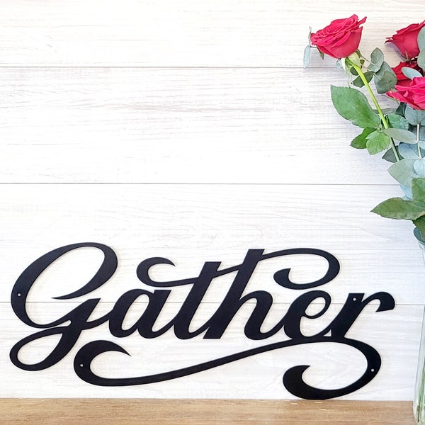 Gather Sign for Dining Room - Etsy