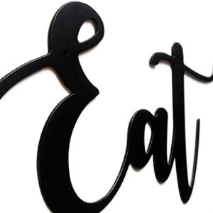 Eat Sign | Cursive Eat Sign | Metal Eat Sign | Farmhouse Style Home ...