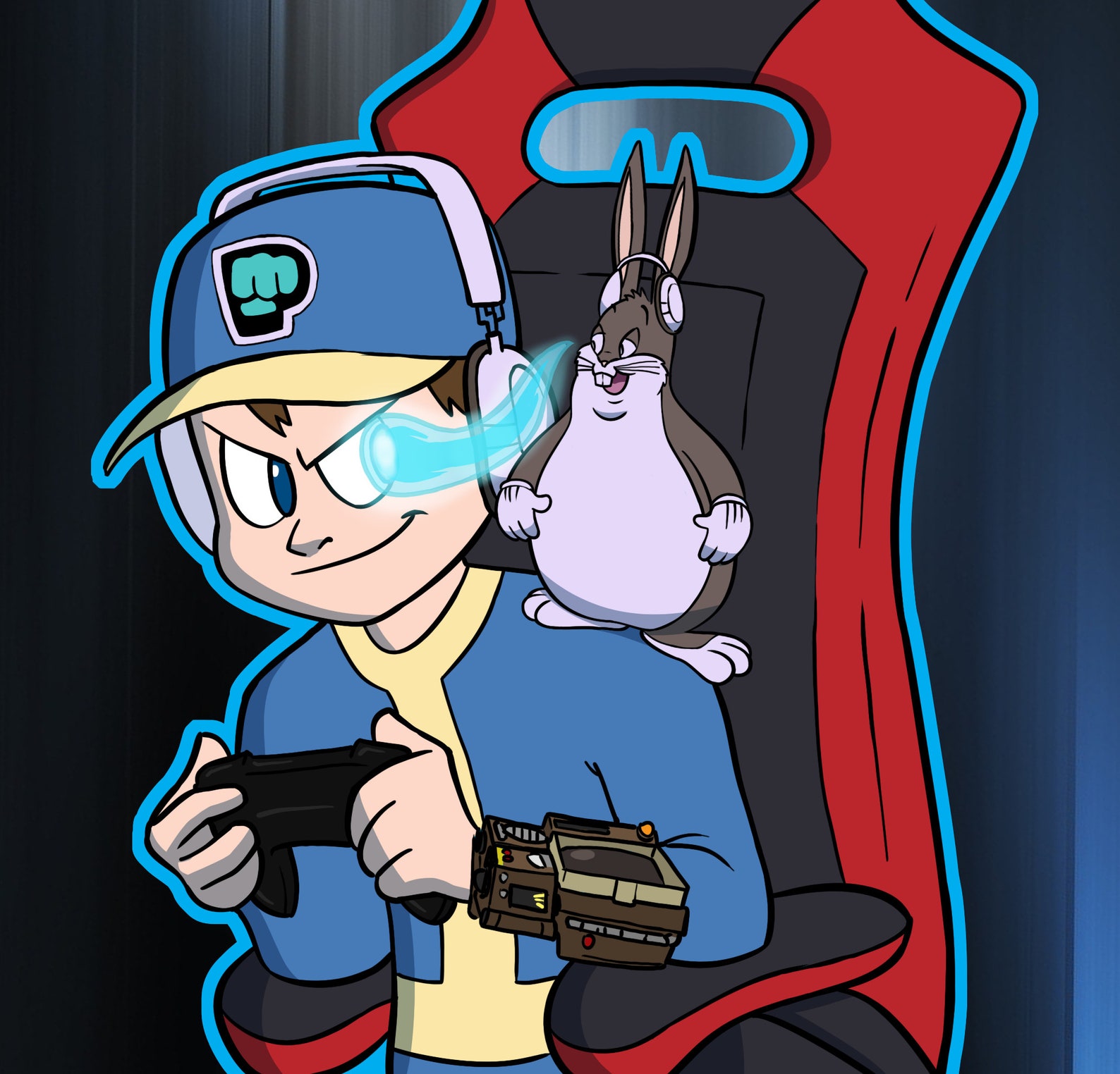 Custom Digital Portrait, Gamer Pic, Personal Portrait, Cartoon Portrait ...