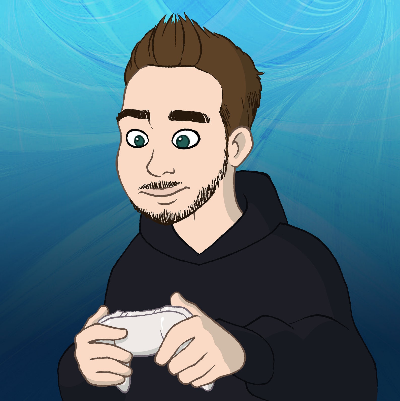 Custom Digital Portrait, Gamer Pic, Personal Portrait, Cartoon Portrait ...