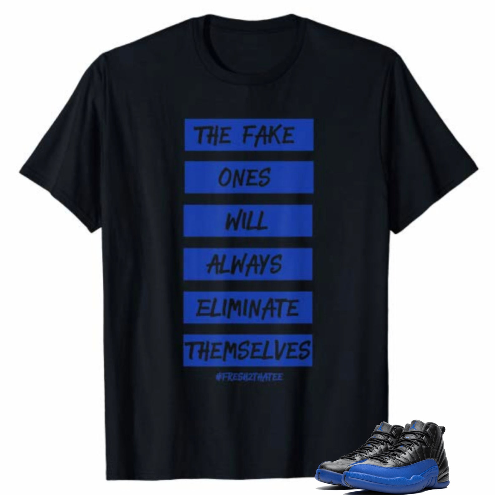 Shirt Made to Match Jordan 12 Game Royal - Etsy