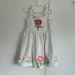 Little Girls Floral Appliqué Dress - Etsy