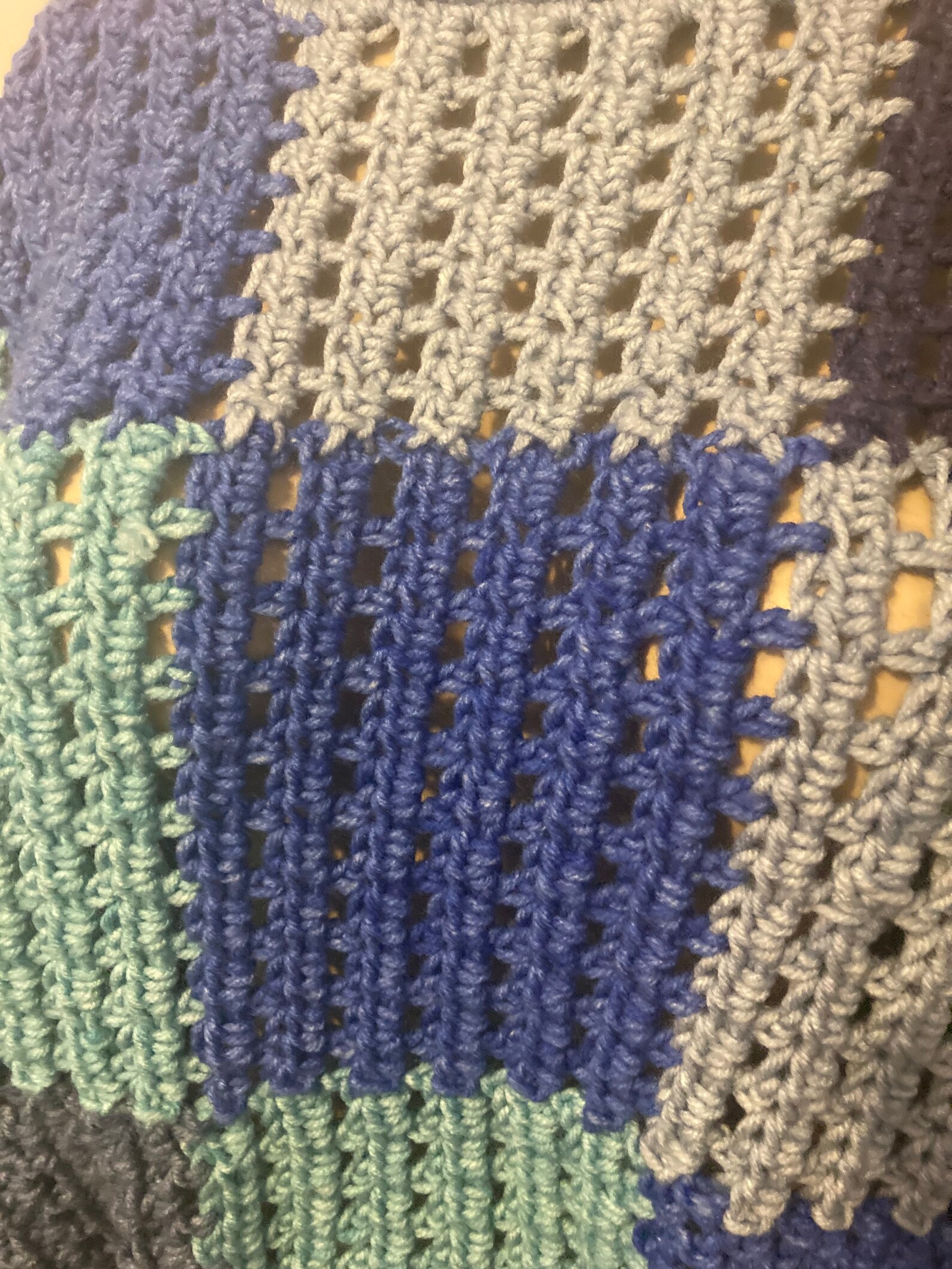 Hand Crochet Chunky Patchwork Sweater - Etsy