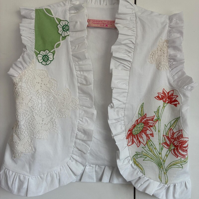 Ruffle Vest - Etsy