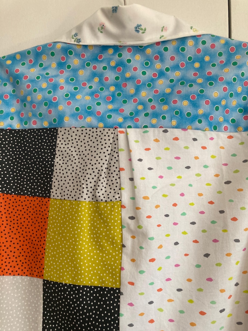 Patchwork Button Up - Etsy