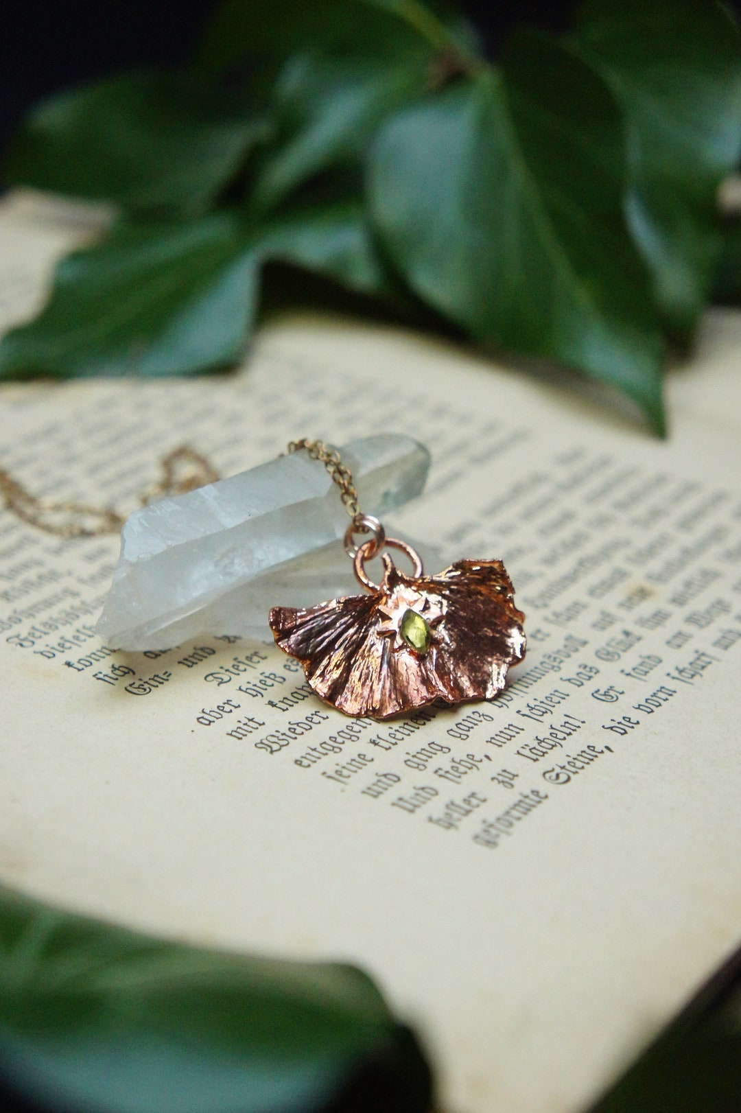 Gingko, Copper, Electroforming, Boho & Hippie, Festival, Fairy Fairies ...
