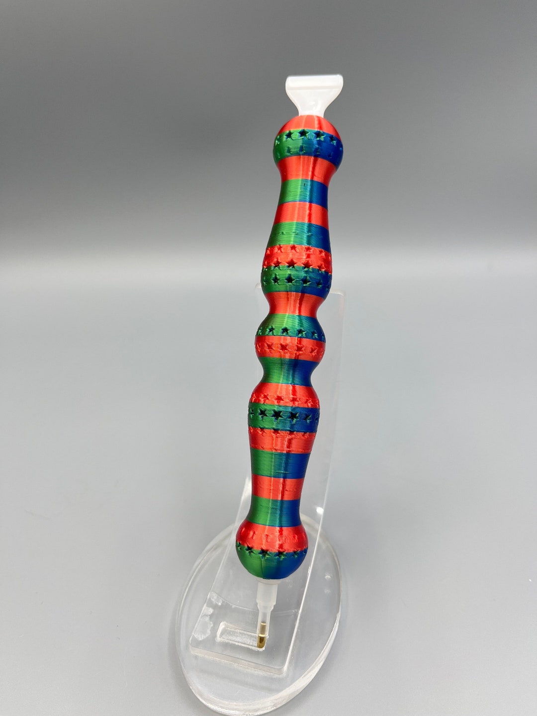 Tri Color 3d Printed Diamond Painting Pen “rainstick” See Description ...