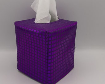 Purple Tissue Box - Etsy