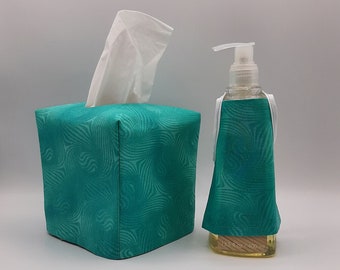 Teal Tissue Box - Etsy