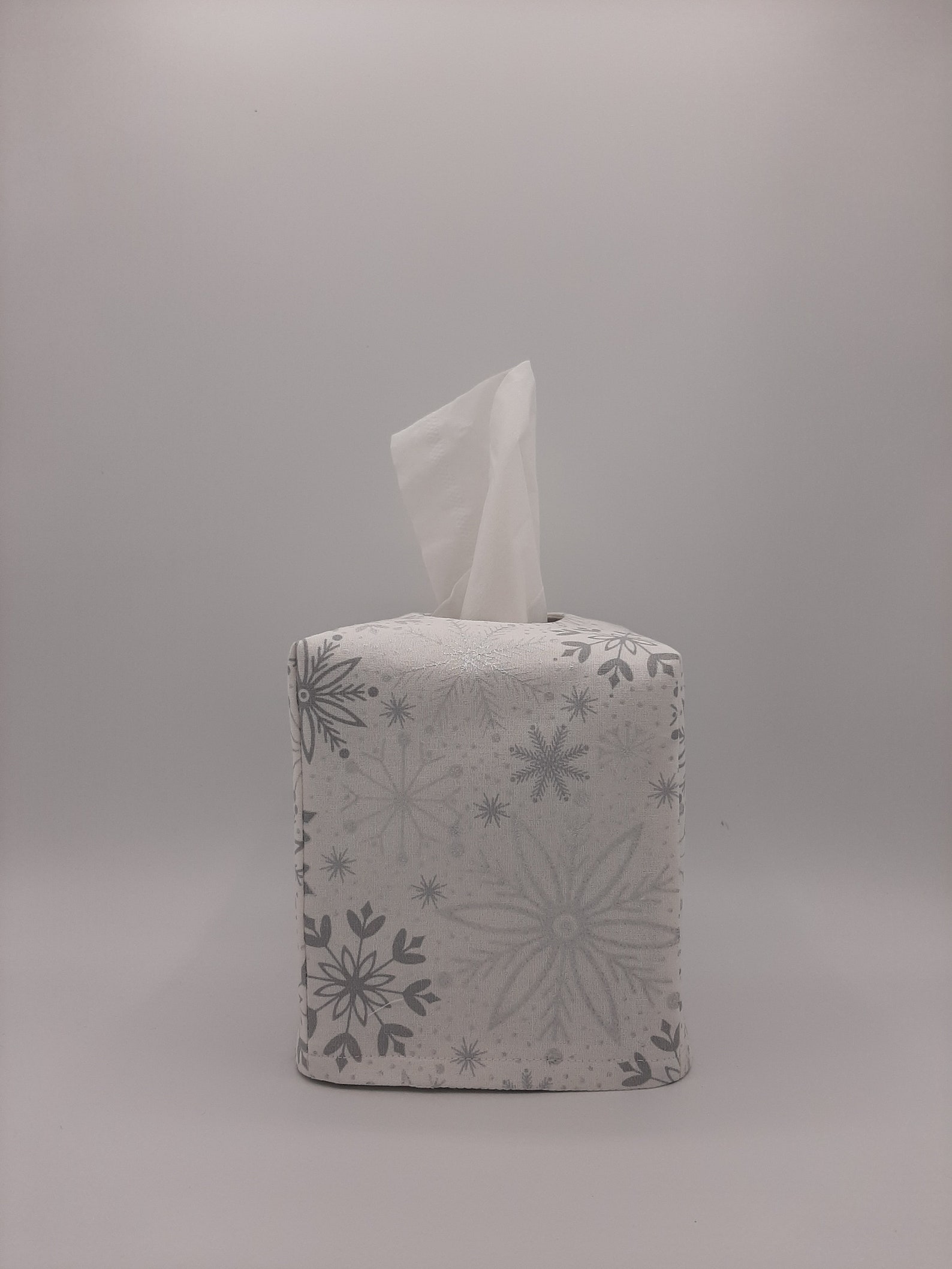 Tissue Box Cover, Snowflake Tissue Box Cover, Kitchen Decor, Tissue ...
