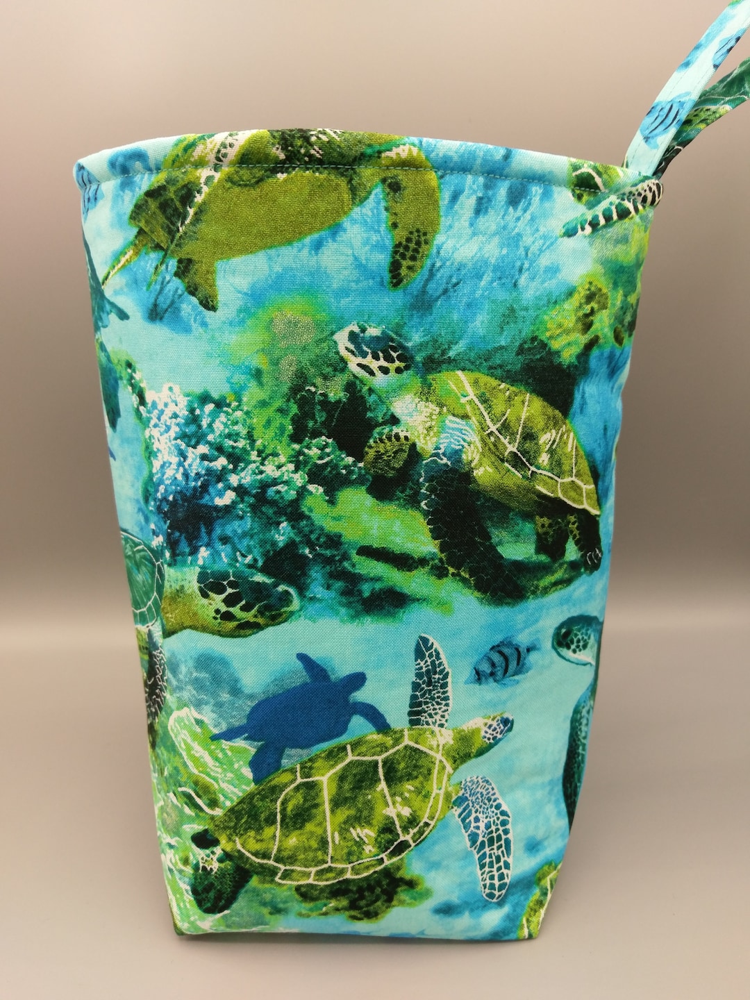 Sea Turtle Car Trash Bag, Marine Life, Washable Bag, Save the Turtles ...