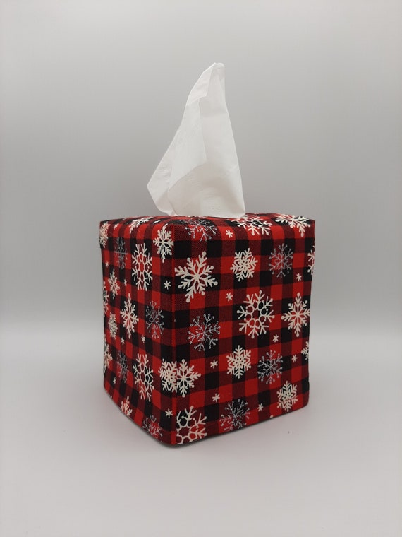 Tissue Box Cover Red Buffalo Check Tissue Box Cover - Etsy