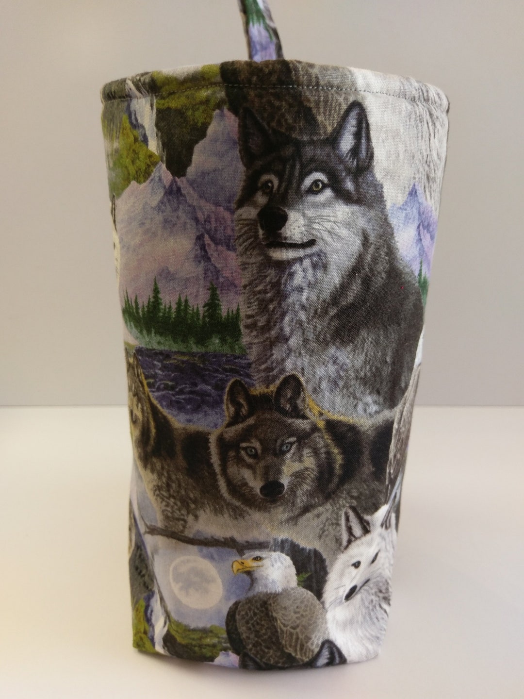 Wolf Trash Bag, Gearshift Bag, Washable Bag, Father's Day Gift - Etsy