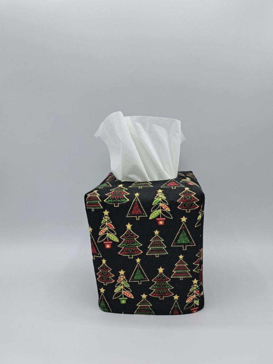 Tissue Box Box Cover, Christmas Trees Box Cover, Bling Tissue Cover ...