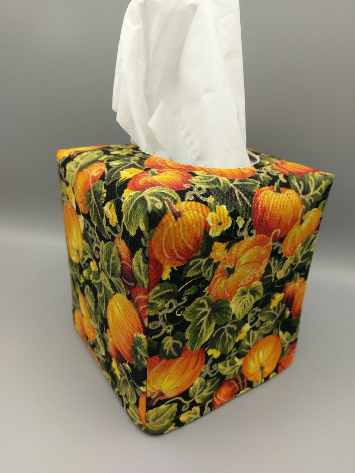 Tissue Box Cover Pumpkin Tissue Box Cover Bling Tissue Box - Etsy