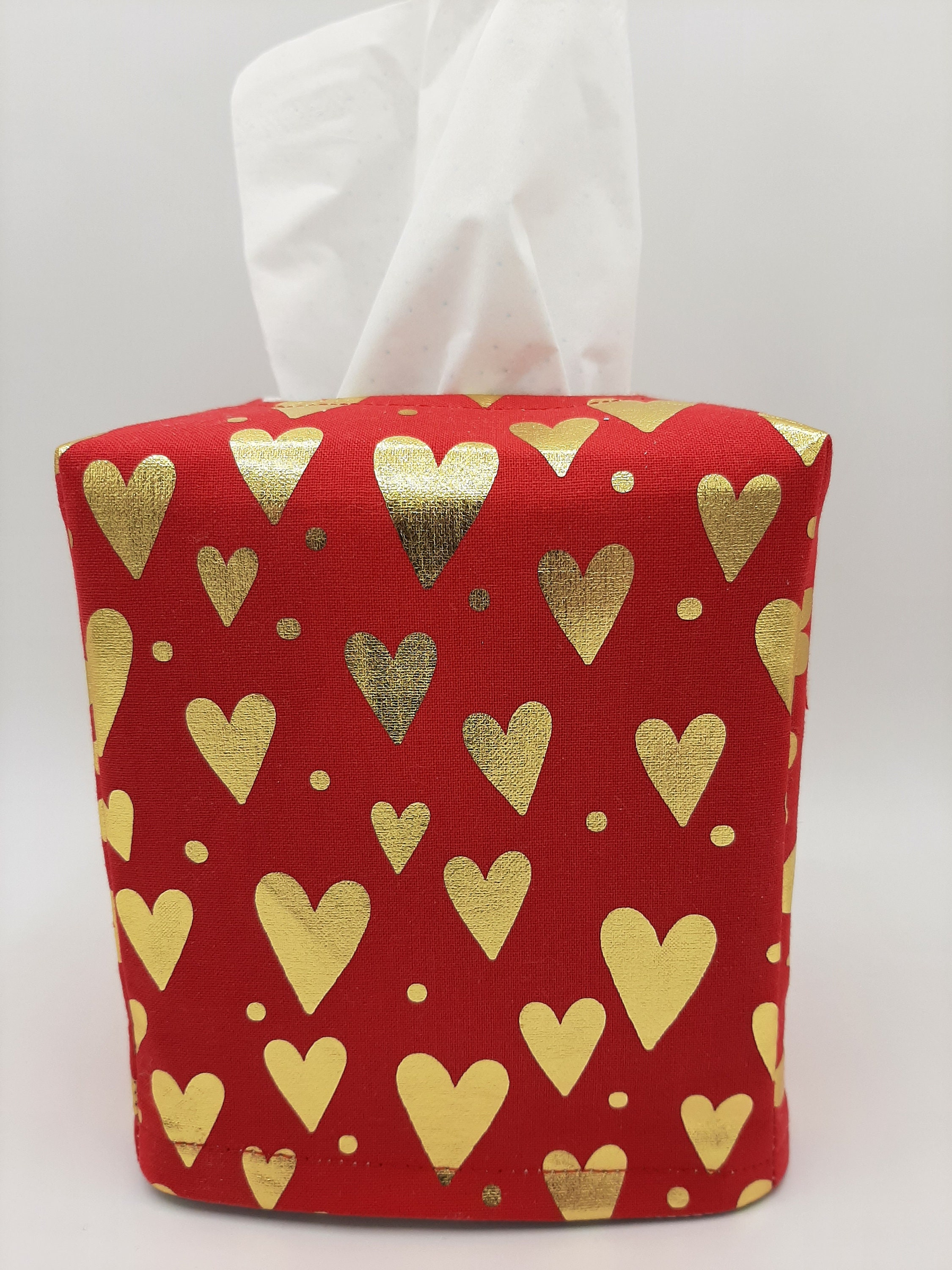 Tissue Box Cover Valentine Tissue Cover Bling Valentine - Etsy