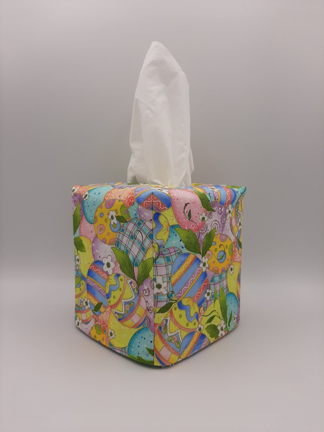 Tissue Box Cover, Easter Tissue Box Cover, Easter Eggstissue Box Cover ...