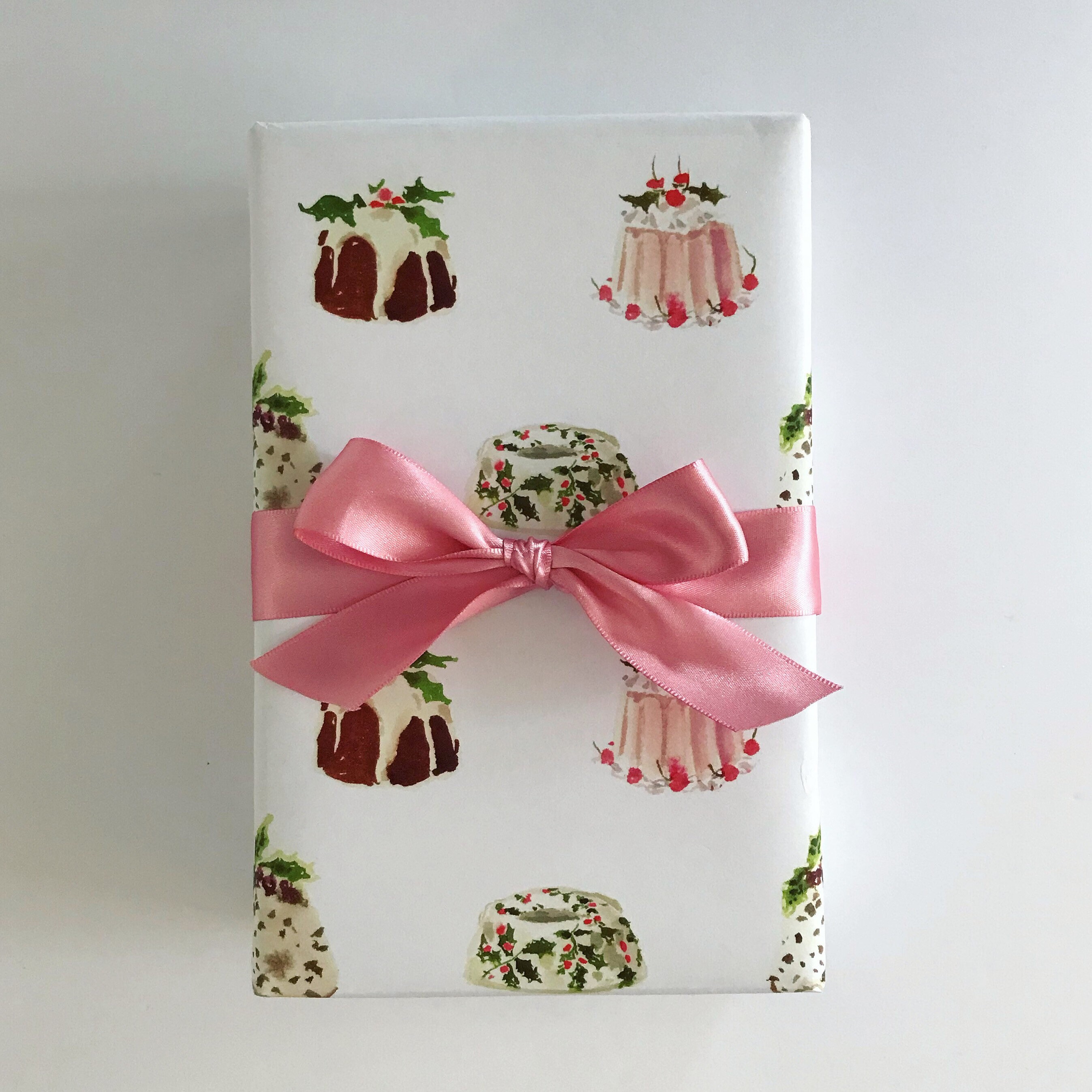 Wrapping Paper: Christmas Cakes {gift Wrap, Birthday, Holiday ...