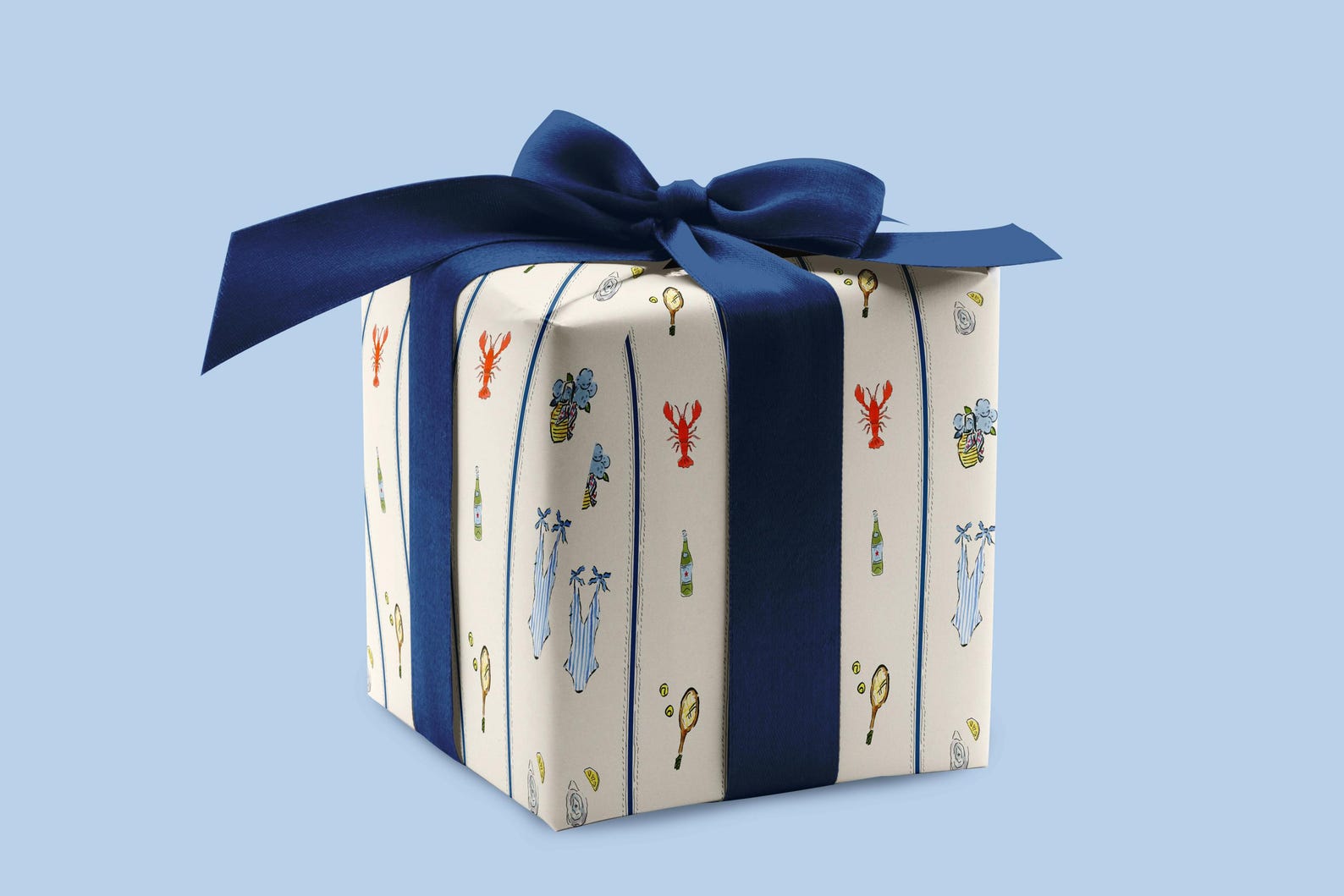 Hamptons Summer Soirée Wrapping Paper {gift Wrap, Birthday, Holiday ...