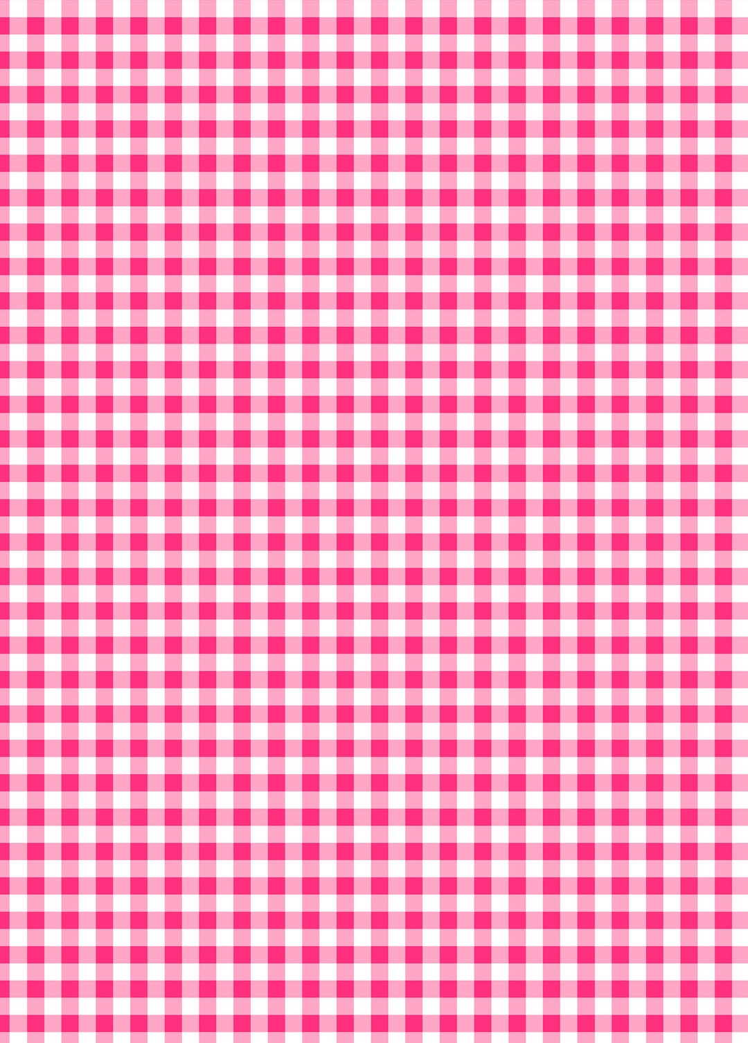 Wrapping Paper: Mini Hot Pink Gingham {gift Wrap, Birthday, Holiday ...