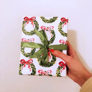 Wrapping Paper: Red Bows gift Wrap Birthday Holiday - Etsy