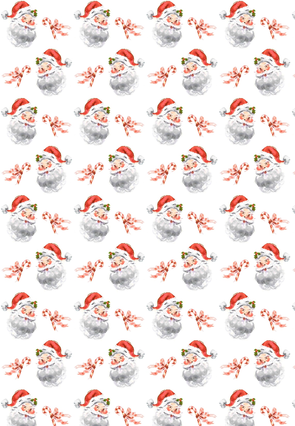 Wrapping Paper: Santa Claus gift Wrap Birthday Holiday - Etsy