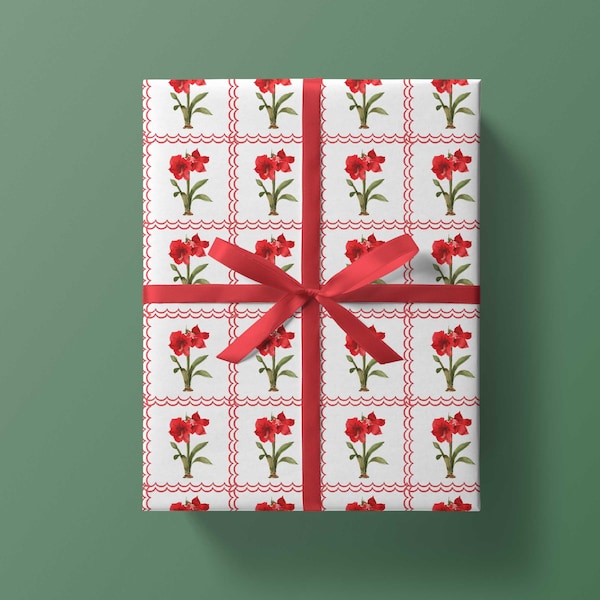 Grid Wrapping Paper - Etsy