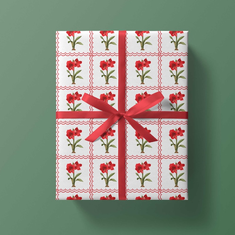 Grid Wrapping Paper - Etsy
