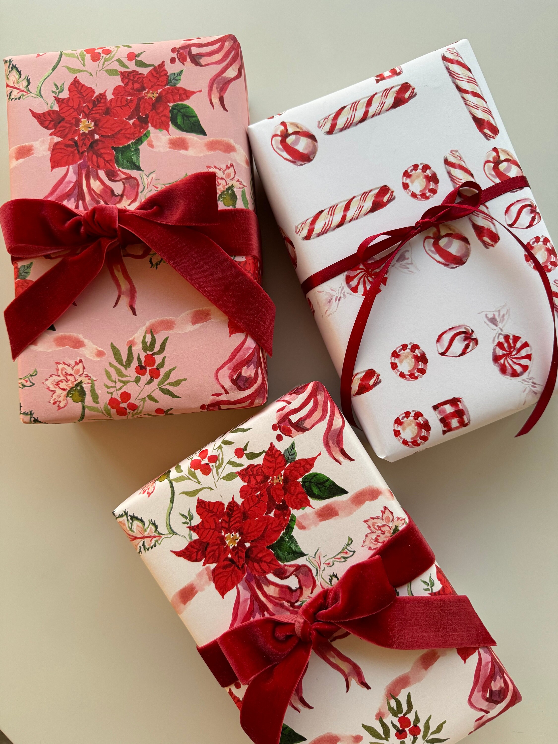 Wrapping Paper: Peppermint Candies {gift Wrap, Birthday, Holiday ...