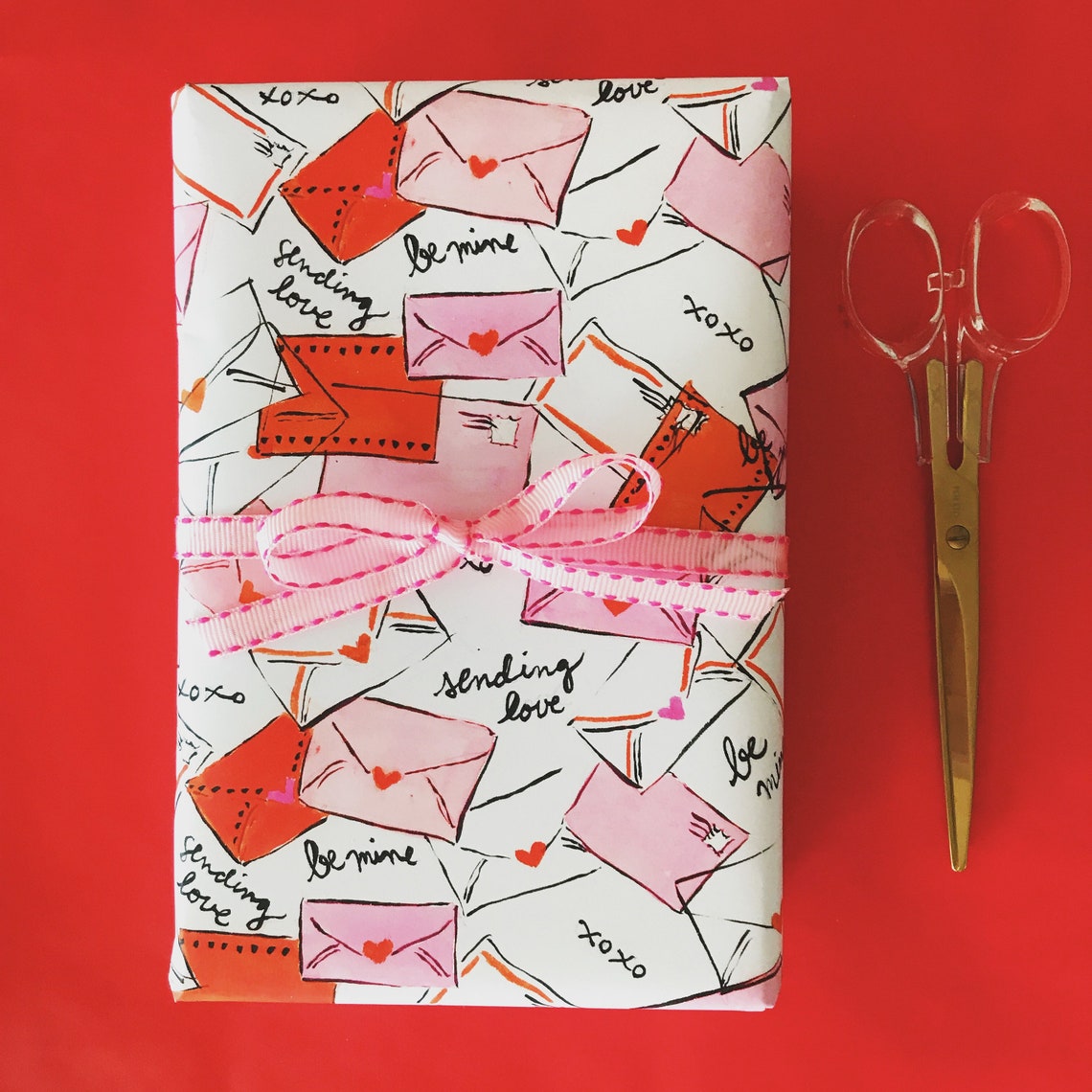 Wrapping Paper: Letters to my Valentine | Etsy
