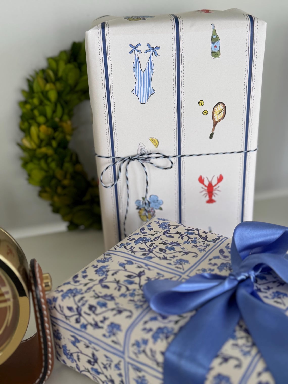 Hamptons Summer Soirée Wrapping Paper {gift Wrap, Birthday, Holiday ...
