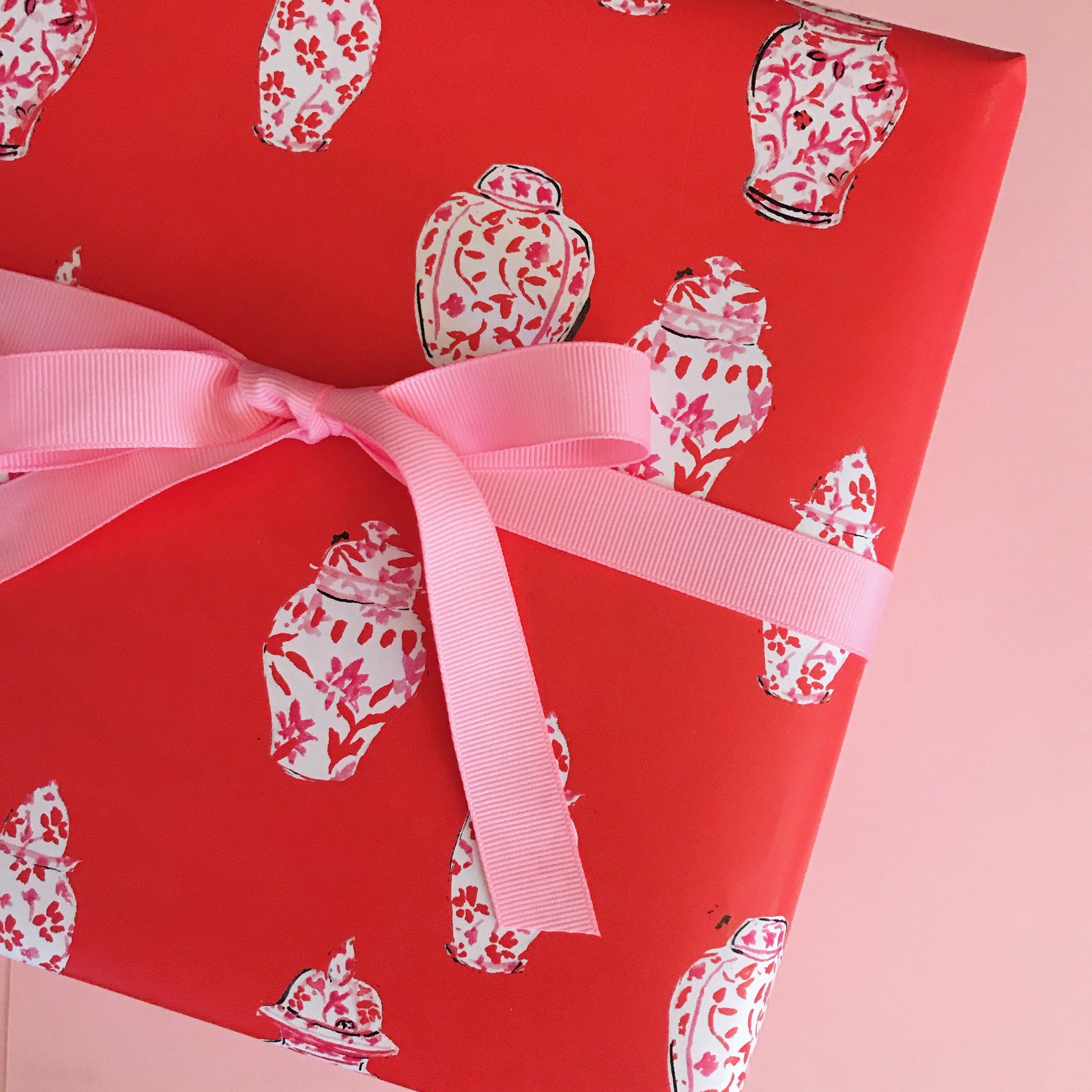 Wrapping Paper: Red Ginger Jars {gift Wrap, Birthday, Holiday ...