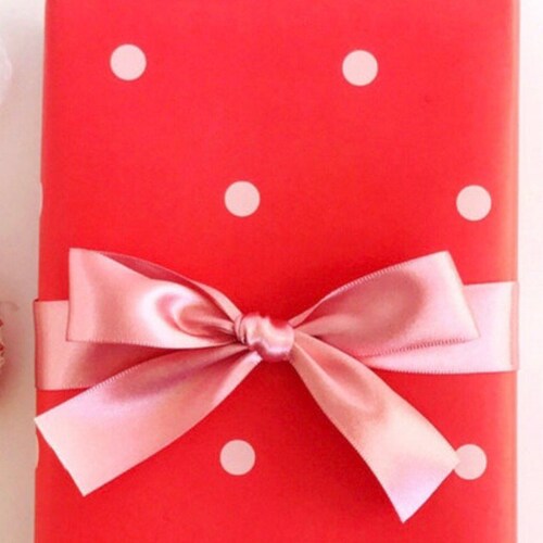 Wrapping Paper: Red Pinstripe gift Wrap Birthday Holiday | Etsy