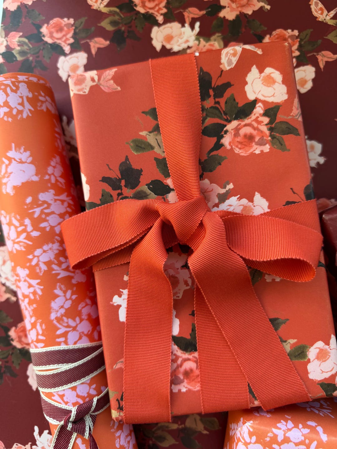 Wrapping Paper: Red and Pink Roses {gift Wrap, Birthday, Holiday ...