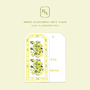 Wrapping Paper: Yellow Brocade Floral {gift Wrap, Birthday, Holiday ...