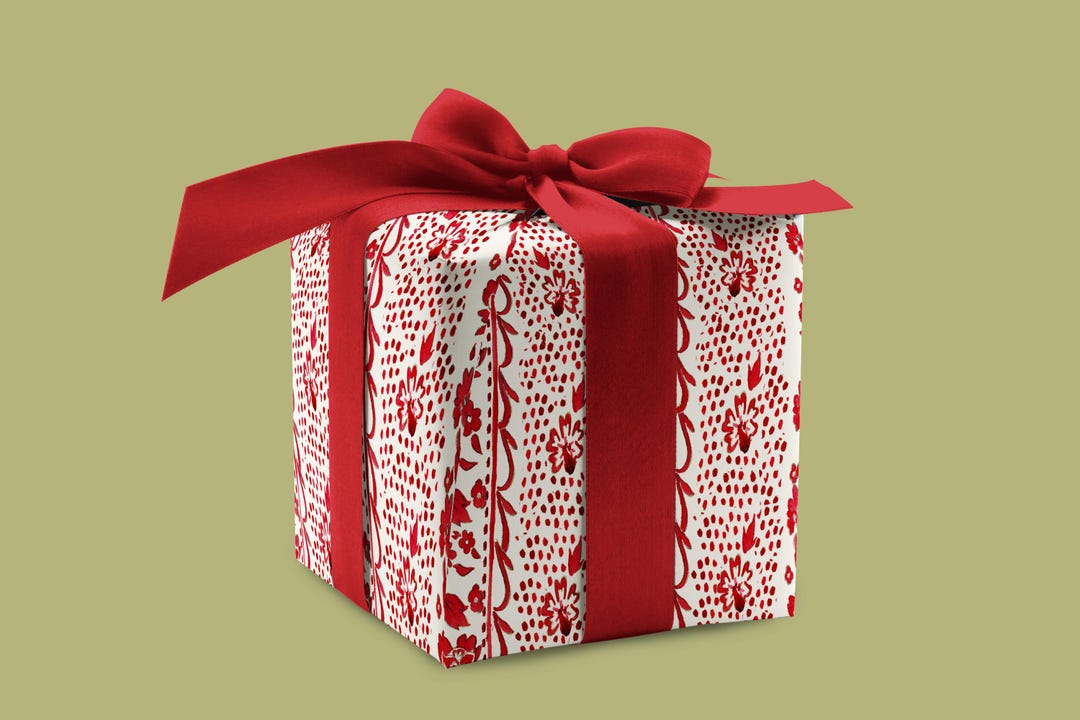 Red Lace Wrapping Paper {gift Wrap, Birthday, Holiday, Christmas} - Etsy