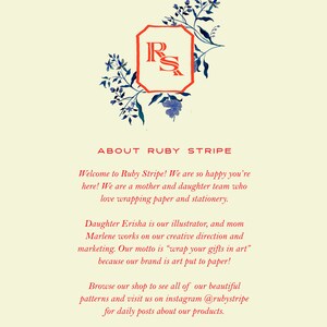 Wrapping Paper Ruby Chinoiserie {gift Wrap, Birthday, Holiday ...